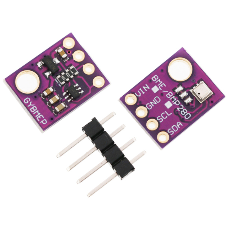 BME280 Temperature Humidity Barometric Pressure Sensor Module with IIC I2C for Arduino(Pack of ...