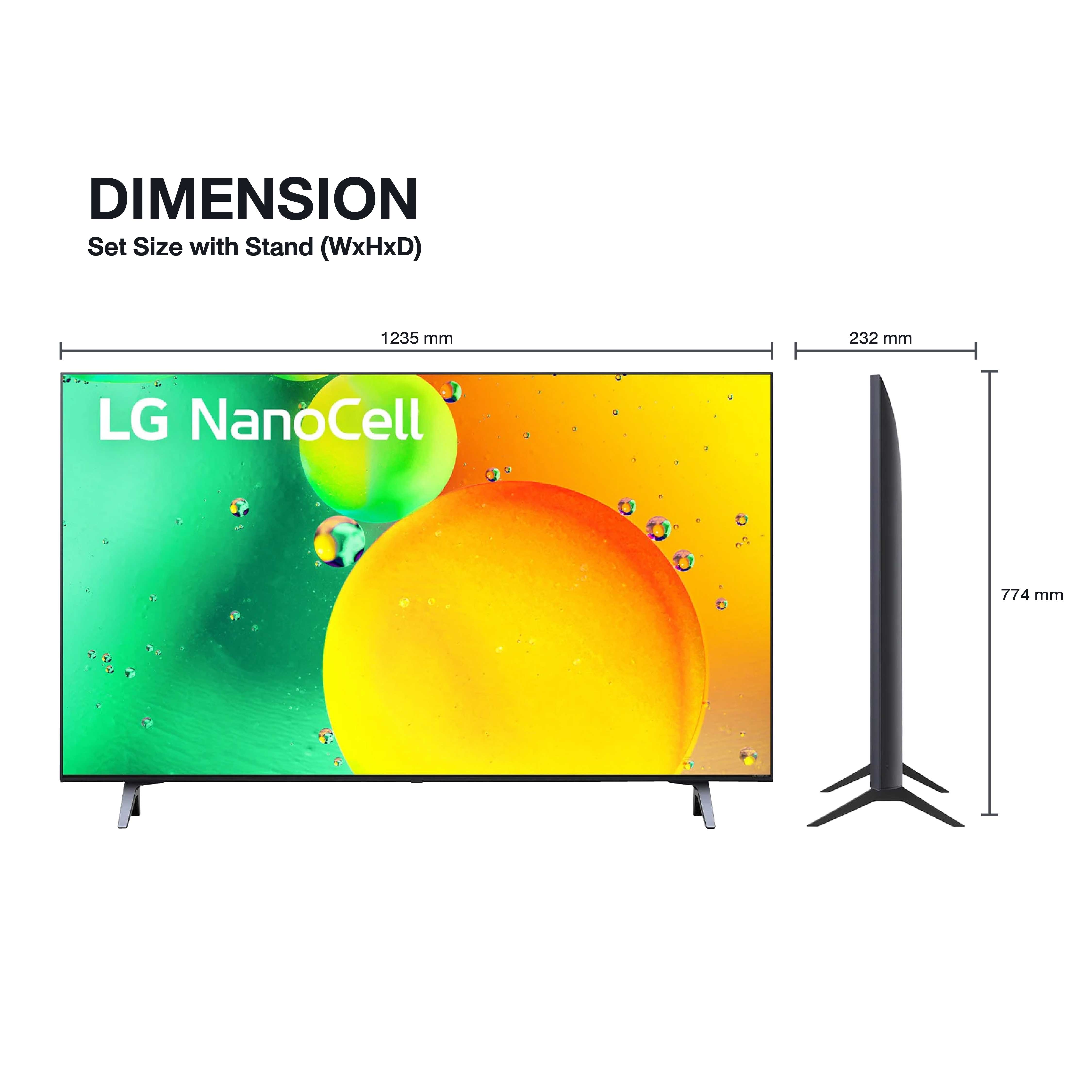 THANAPAT.ELECTRONICS LG NanoCell 4K Smart TV 55นิ้ว 55NANO75 รุ่น ...