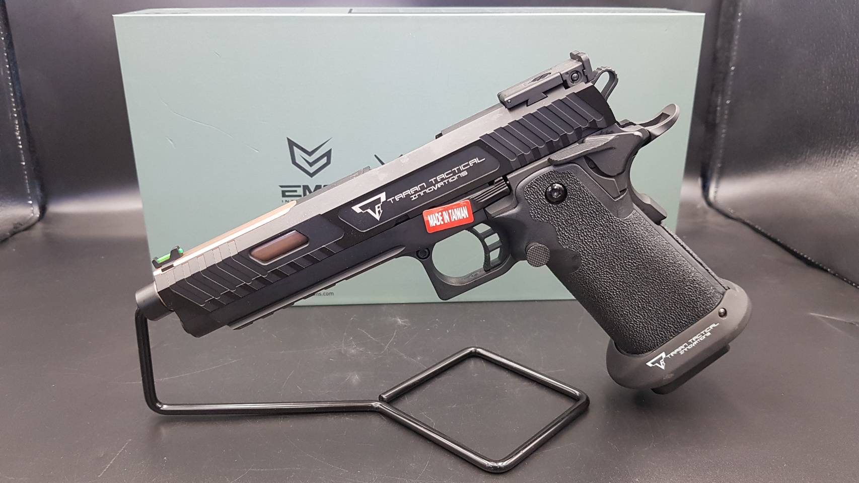 ผ่อน 0 บีบีกันระบบกรีนแก๊ส EMG M1911 TI เป็นของเล่นเท่านั้น - BIGGUN (BBSHOP) - ThaiPick