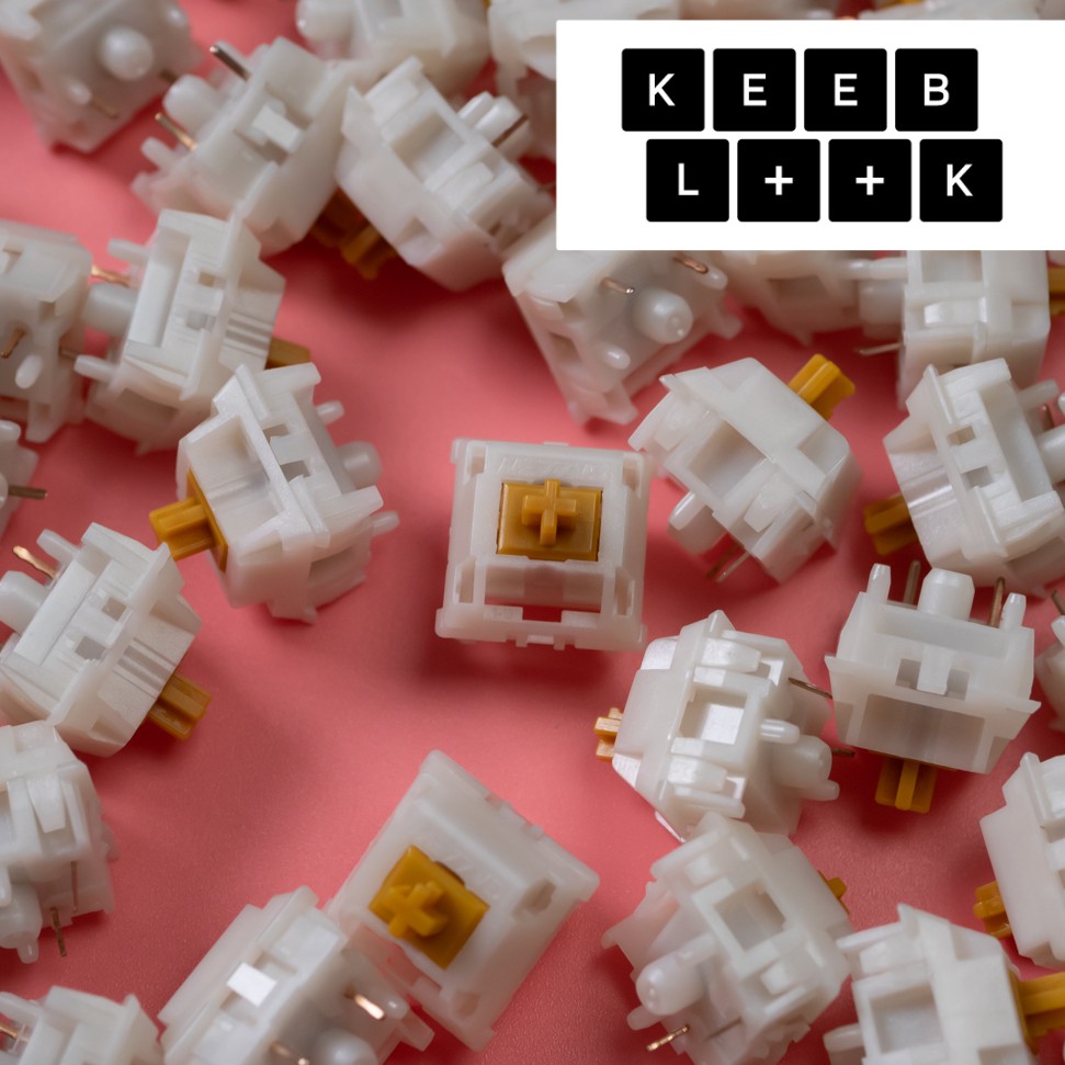 [10 ชิ้น] สวิตช์ Boba U4T Thocky 62/68g สำหรับ Mechanical Keyboard ...