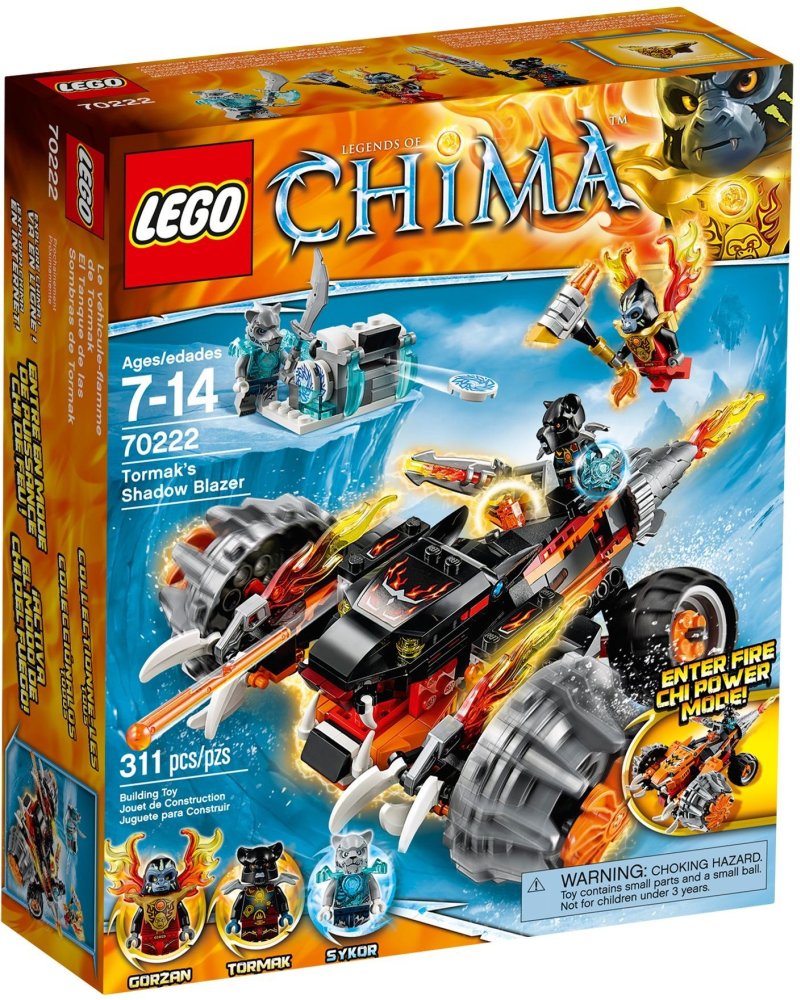 LEGO 70222 LEGO toy CHIMA Qigong legendary tiger staff's double-sided ...