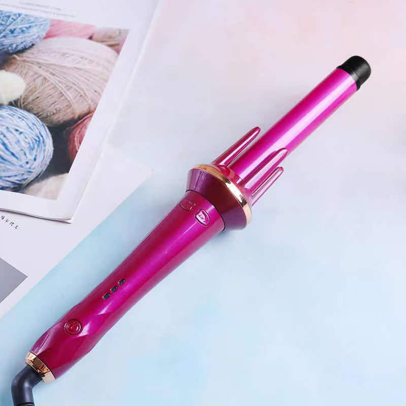 เครื่องม้วนผมอัตโนมัติTeFai แกนม้วน28MMที่ม้วนผมไอออนใช้ง่ายไม่ดึงผม ช่วยให้ผมสวยภายใน5นาที ...