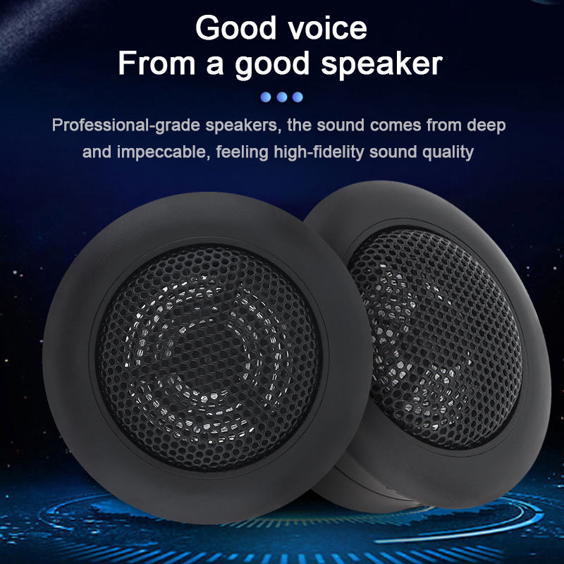 2pcs 120W High Efficiency Mini Dome Tweeter Speaker 12V Loudspeaker ...