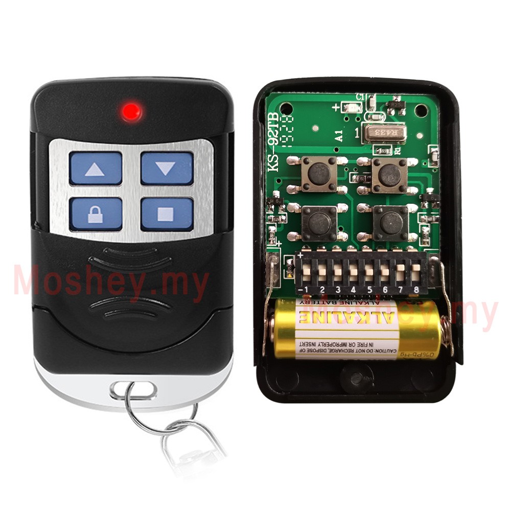 433Mhz PT2262 ic Auto Gate Remote Control garage door remote control ...