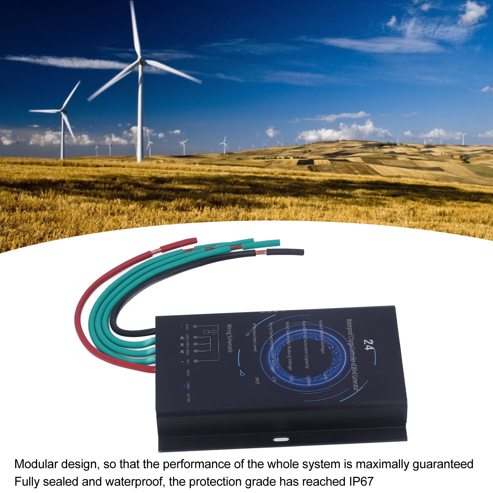 Hybrid Wind Controller Automatic Charging Aluminium Alloy Shell Wind ...