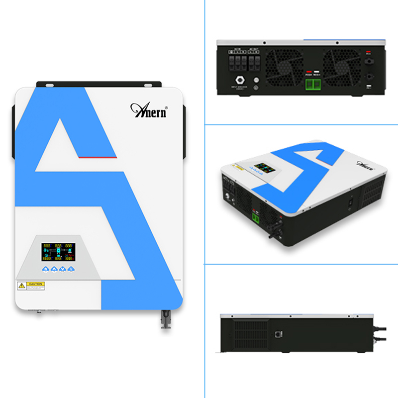 Anern 3.5KW3.6KW5.5KW6.2KW อินเวอร์เตอร์พลังงานแสงอาทิตย์ อินเวอร์เตอร์ 24V48V 100A MPPT 230VAC ...