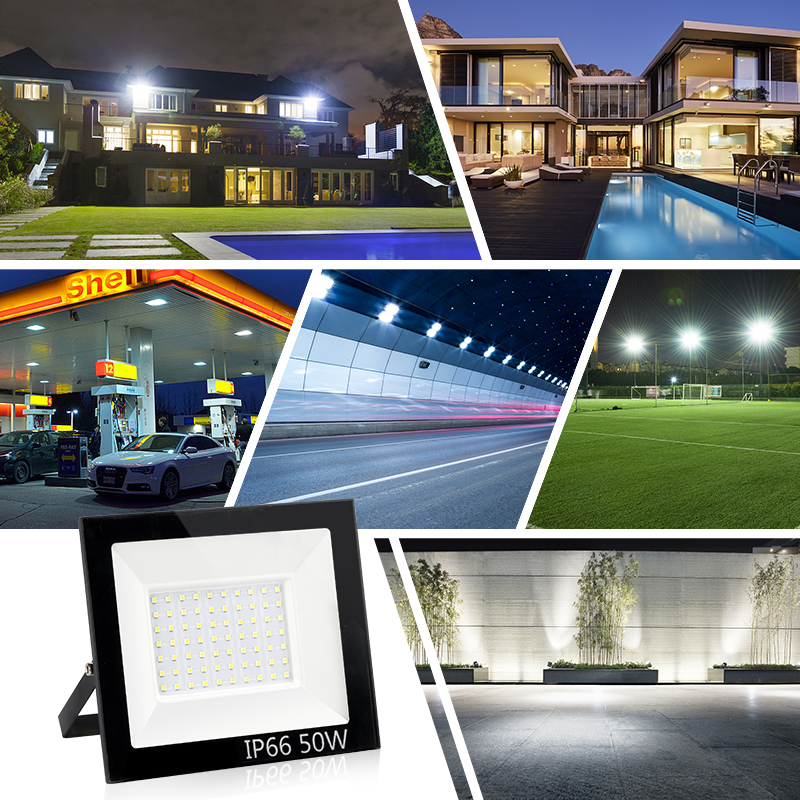 10W 20W 30W 50W 100W LED Flood Light 220V 240V Waterproof PIR Motion Sensor Floodlight Outdoor ...