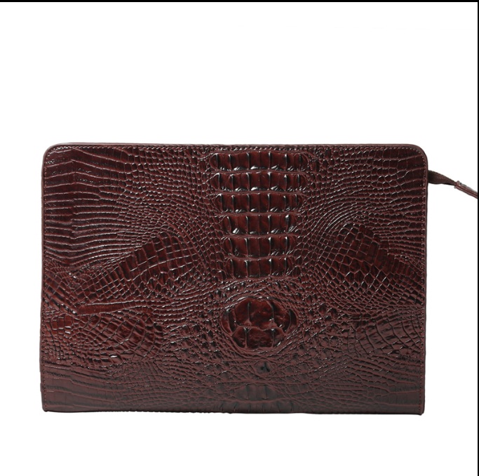 Osaka มีรับประกัน กระเป๋าหนังแบบถือ ลายหนัง จระเข้ หนังPU รุ่น NE540 ...