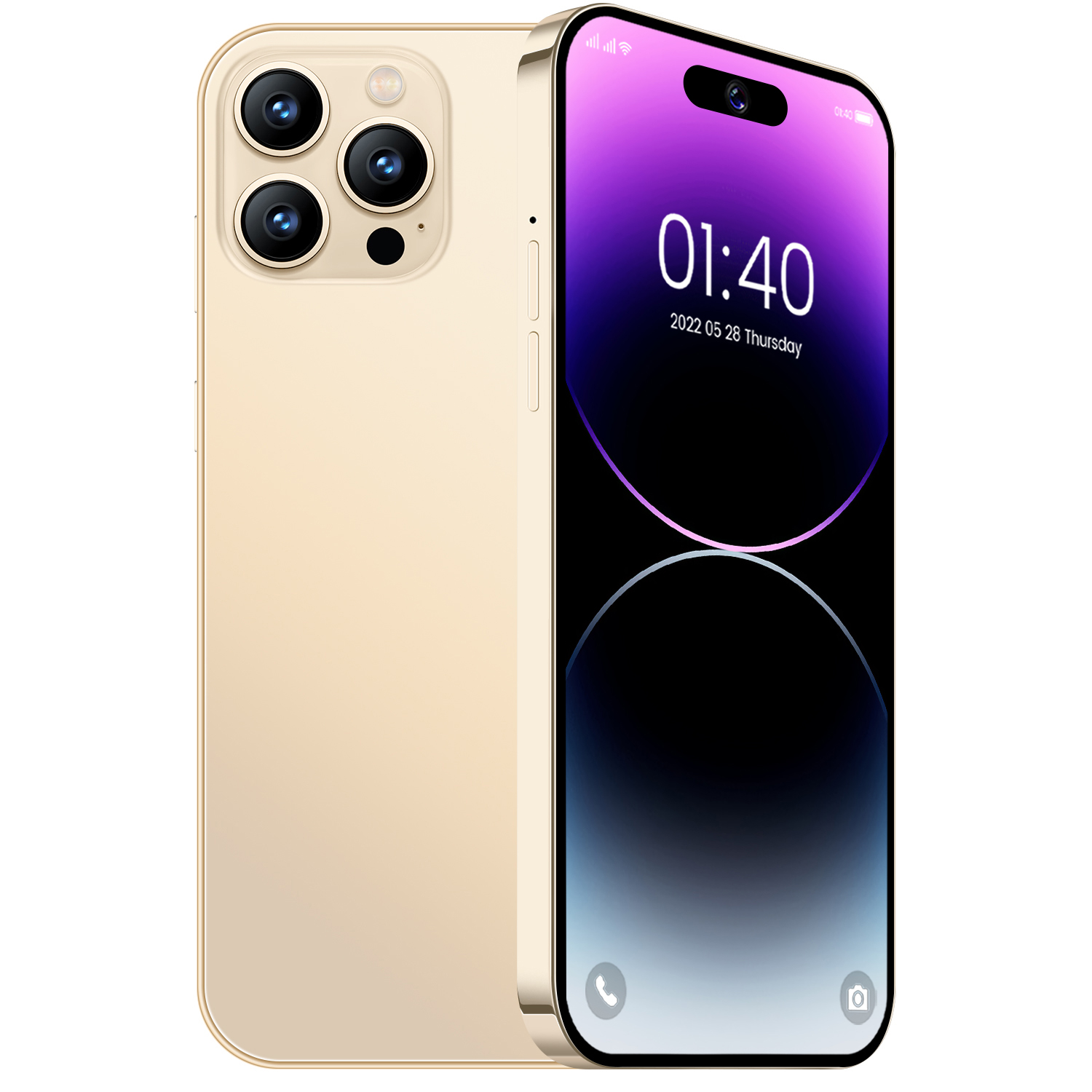 Global Version iP15pro Max โทรศัพท์มือถือ Android 10.0 6.7 "Waterdrop หน้าจอ HD (Ram 8GB + Rom ...