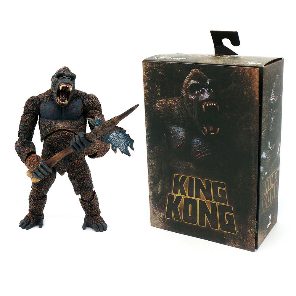 NECA Monster Godzilla VS King Kong 7" Action Figure Tomahawk Axe Model ...
