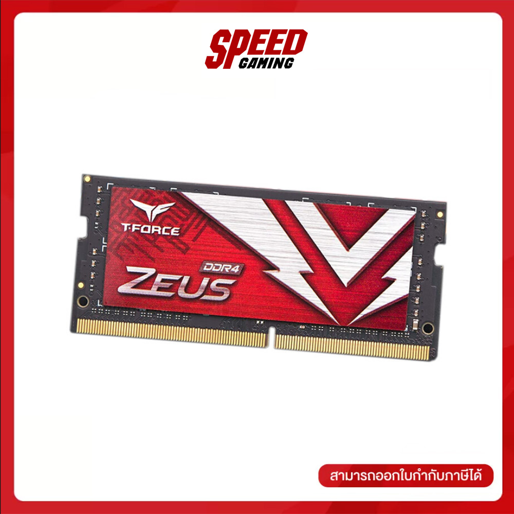TEAM T-FORCE RAM NOTEBOOK ZEUS SO-D4 16GB 2666 16*1 CL19-19-19-43 1.2V ...