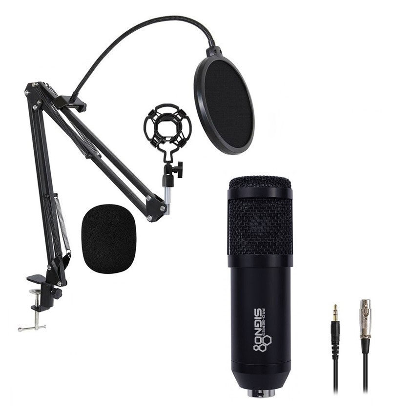 ไมโครโฟน Signo MP-701 Microphone Condenser สาย 3.5mm ไมค์คอนเดนเซอร์ ...