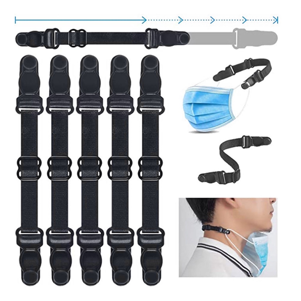 10Pcs Face Ear Hook Ear Strap Extender Extension Clip Ear Saver ...