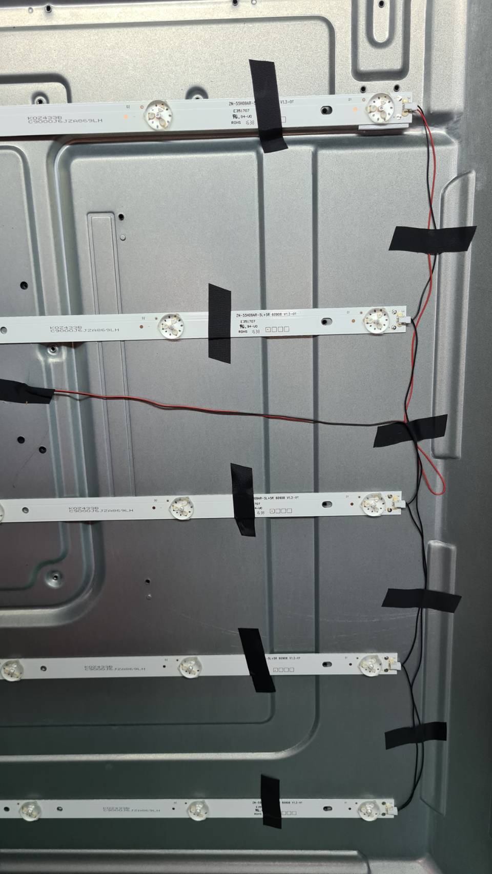 หลอดไฟ LED BACKLIGHT Family (แฟมิรี่) รุ่น LED55D-T2 อะไหล่แท้ของถอดมือ ...