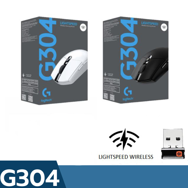 รับประกัน 2 ปี Logitech G304 เมาส์ไร้สาย Wireless Gaming Mouse เมาส์เกม ...