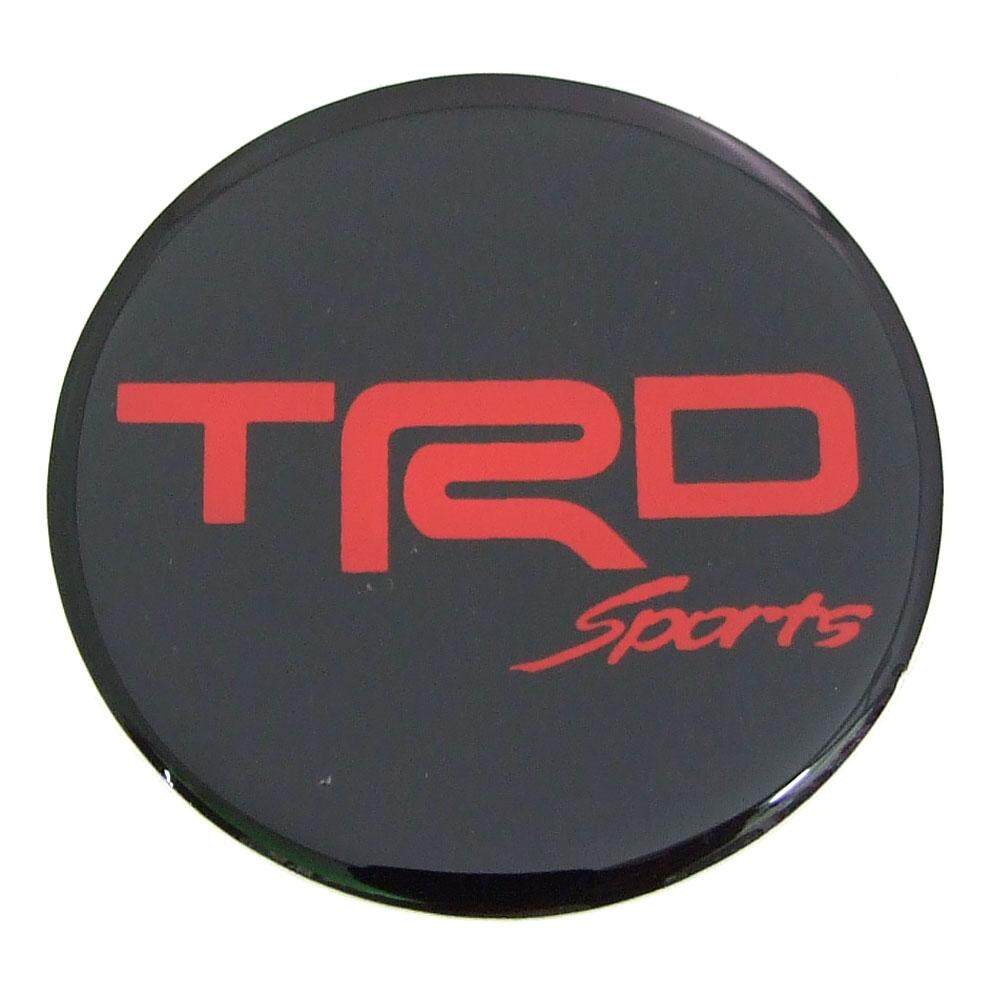 สติกเกอร์ติดดุมล้อ TRD ขนาด 58mm. 1 ชุดมี 4 ชิ้น - gethershop - ThaiPick
