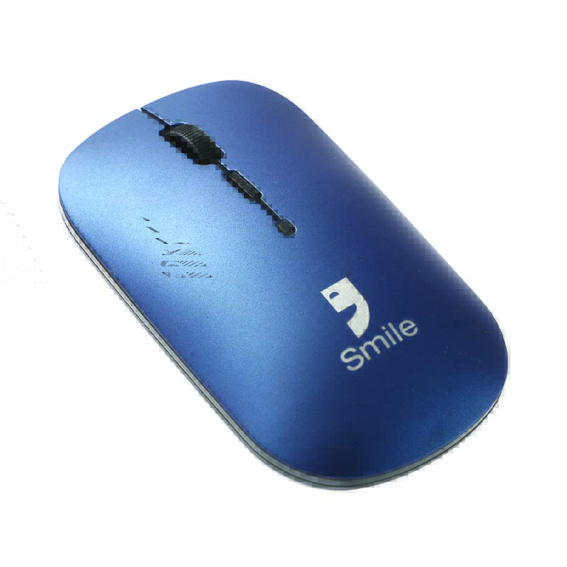 Wireless Optical Mouse USB SMILE (WM-6162) Blue (( เมาส์ )) - meaty ...
