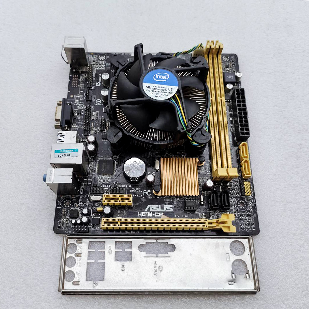 ชุดเมนบอร์ด 1150 ASUS H81M-CS พร้อม CPU Intel Core i3-4160 (แคช 3M 3.60 ...