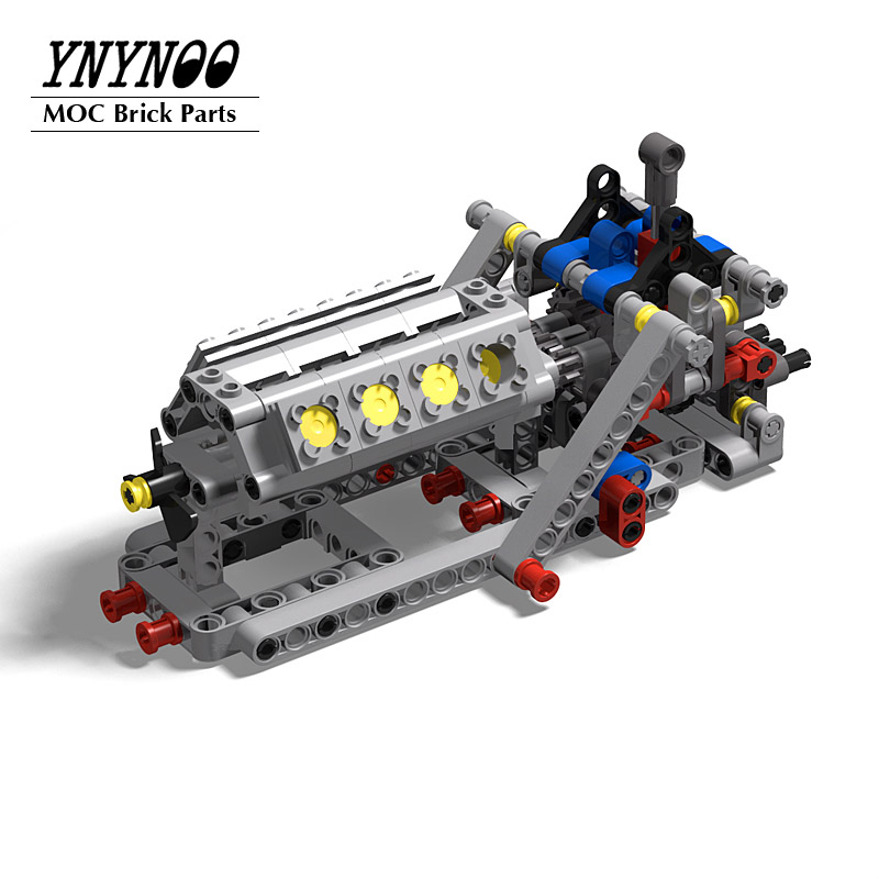 High-Tech Mechanical Power Group V8 Engine Cylinder Model Matched ...