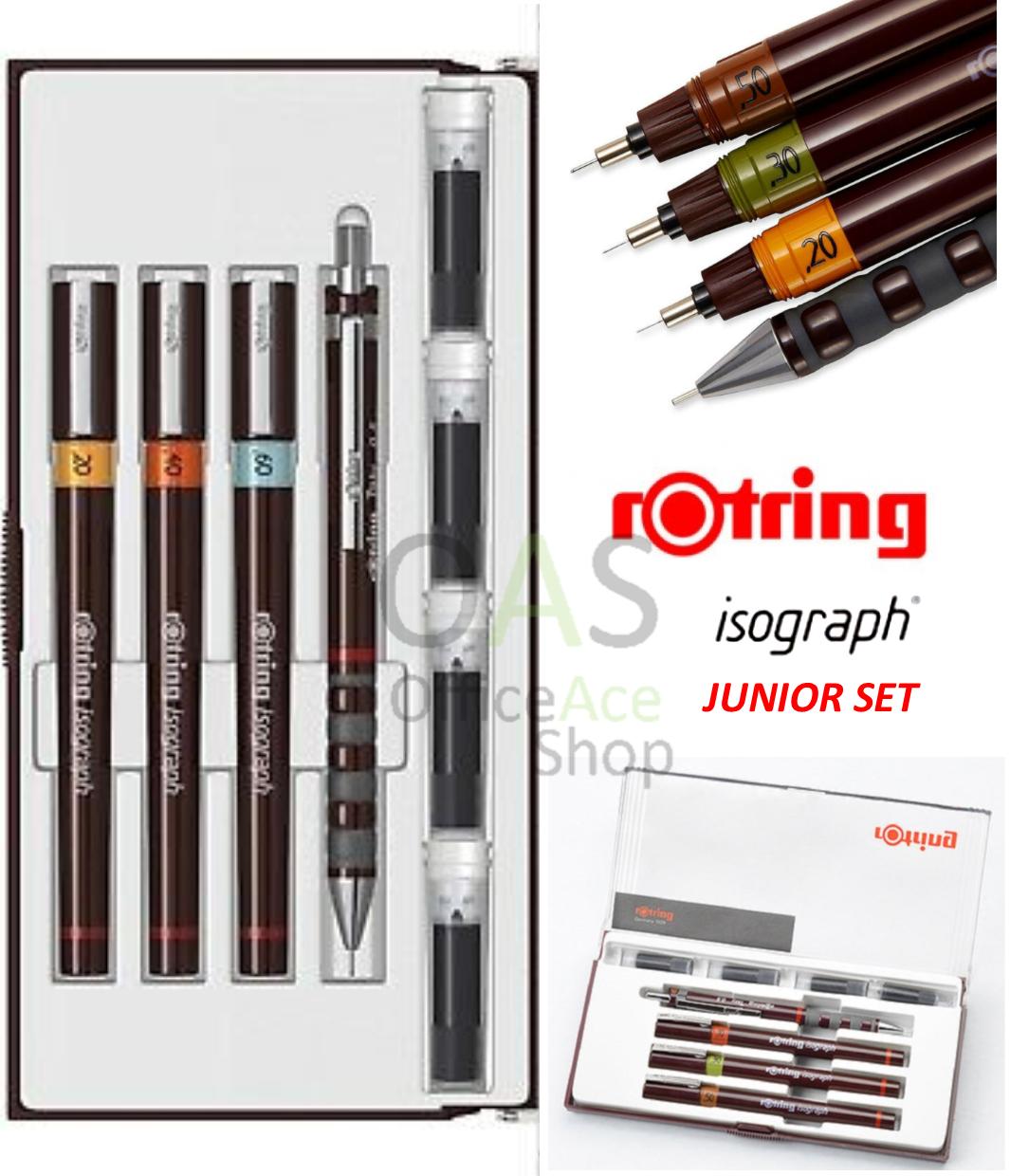 ROTRING Junior Set of Rotring Technical Drawing Pen ชุดปากกาเขียนแบบไอ ...
