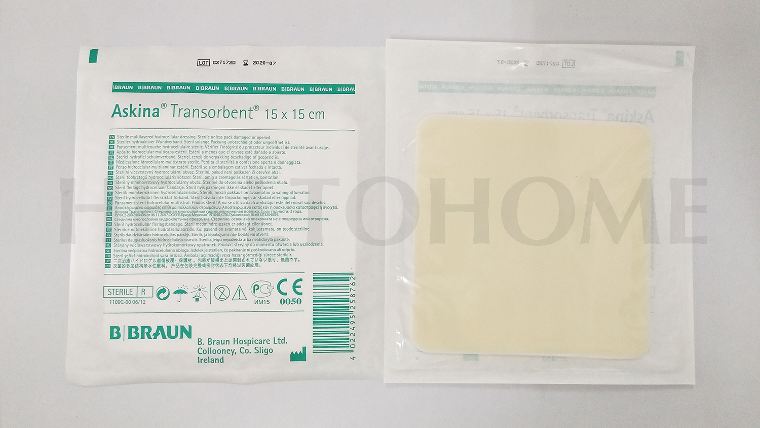 Askina Transorbent แผ่นแปะแผลกดทับ ขนาด 10x10 15x15 และ 20x20 ซม ...