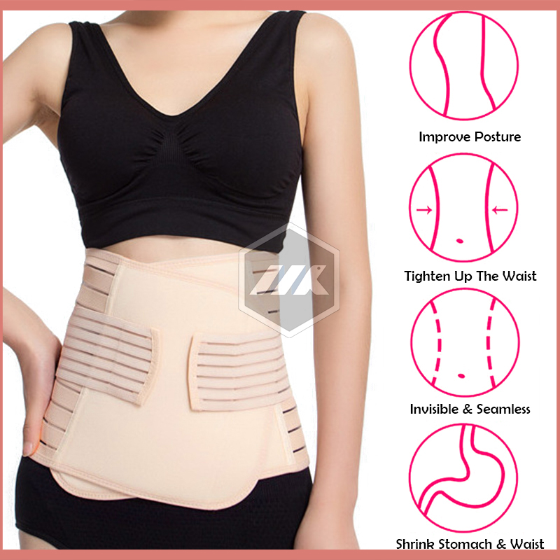 MKผ้ารัดหน้าท้องหลังคลอด Belly Band รัดหน้าท้อง รัดพุง สายรัดเอว รัด ...