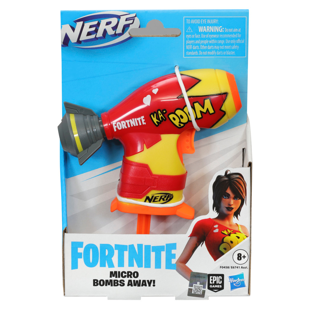 Hasbro Nerf Fortnite Micro Bombs Away Mini Dart- Fortnite Bombs Away ...