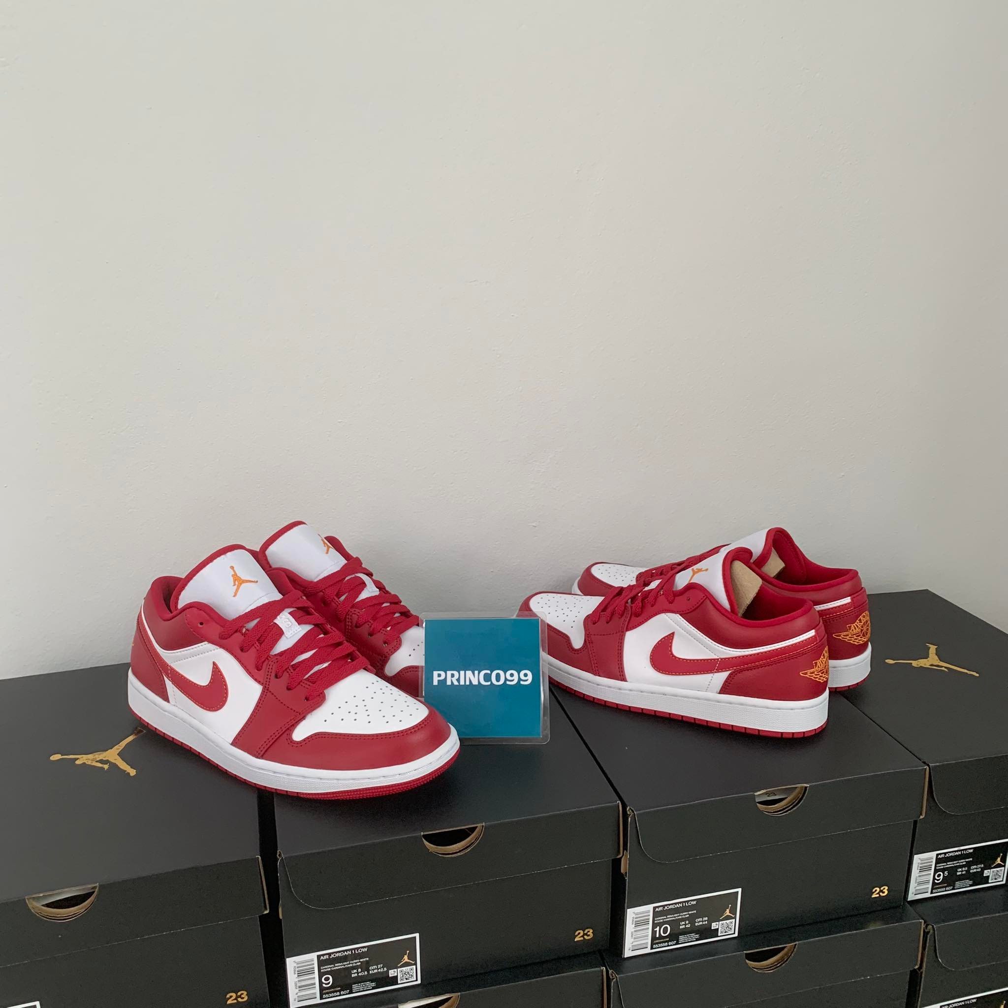 [ลิขสิทธิ์แท้-Authentic] Nike Air Jordan 1 Low “Cardinal Red ...