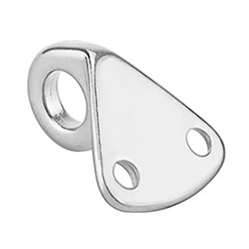 2PCS Stainless Steel 316 Pad Eye Fender Fending Hook Rope Boat Sail Tug ...