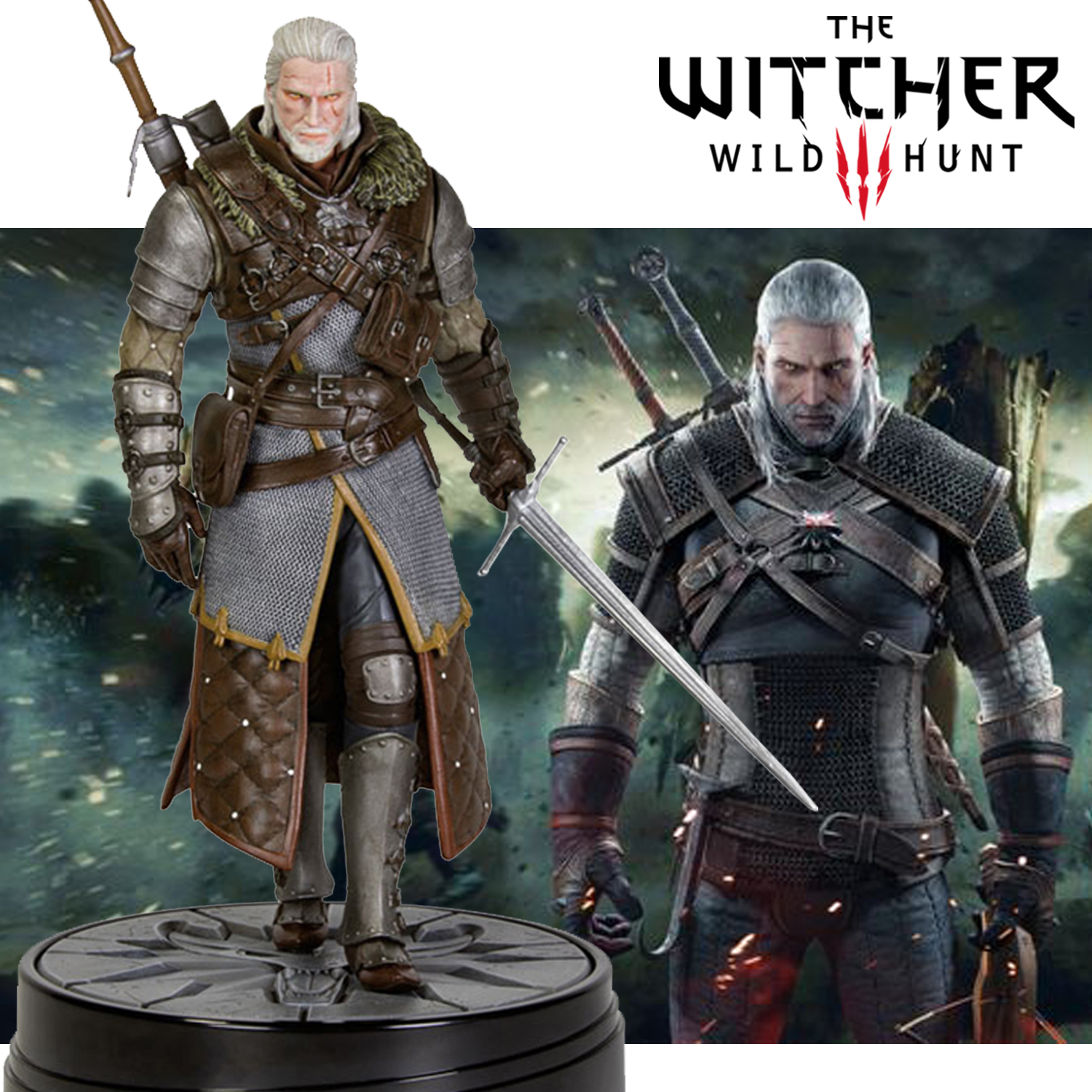 Figure ฟิกเกอร์ จากวิดีโอเกมเรื่อง The Witcher 3 Wild Hunt เดอะวิชเชอร์ ...