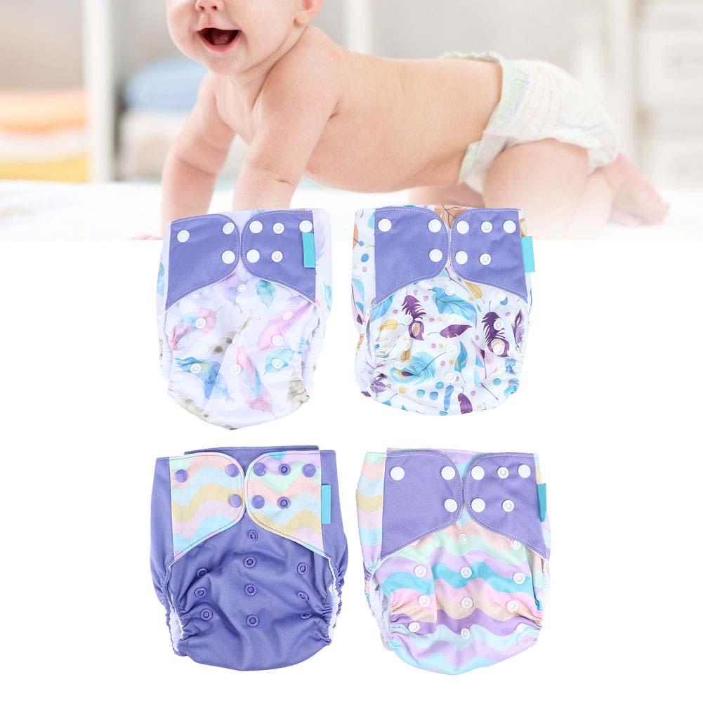 Adjustable Baby Cloth Diapers Washable Reusable Infant Diaper Pants for ...