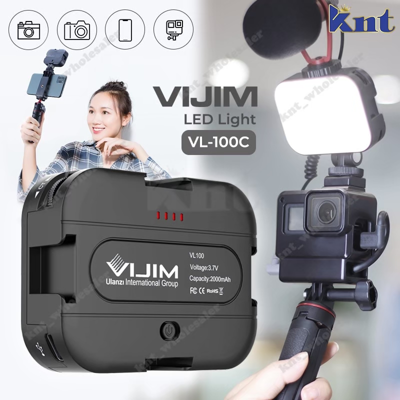 VIJIM ไฟ LED Light รุ่น VL-100C ไฟปรับแสงขนาดมินิ Pocket Light ถ่ายรูป ...