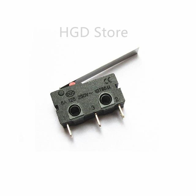 5/10pcs Mini Micro Limit Switch NO NC 2/3 Pins PCB Terminals SPDT 5A 125V 3A 250V Roller Arc ...