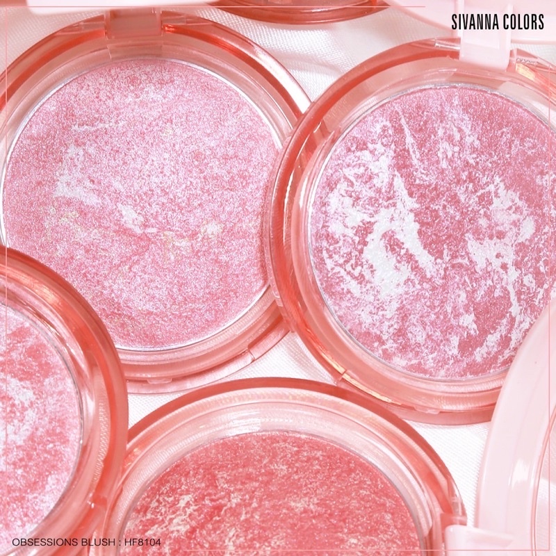 HF8104 SIVANNA COLORS OBSESSIONS BLUSH ซีเวนน่า คัลเลอร์ส บลัชออน ปัด ...