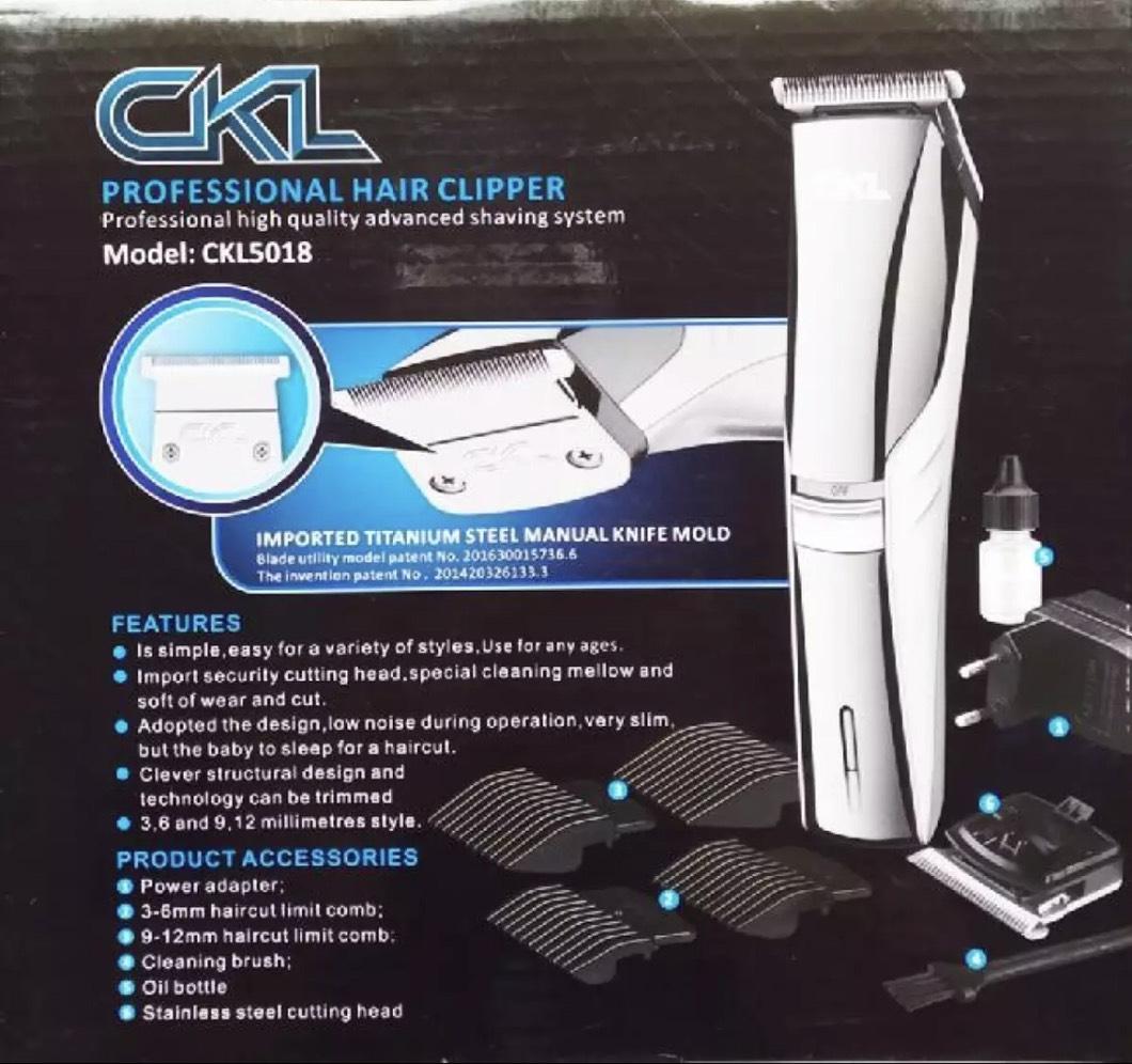 PROFESSIONAL HAIR CLIPPER แบตตาเลี่ยน ปัตตาเลี่ยนไฟฟ้าไร้สาย ตัดผม ใช้ ...