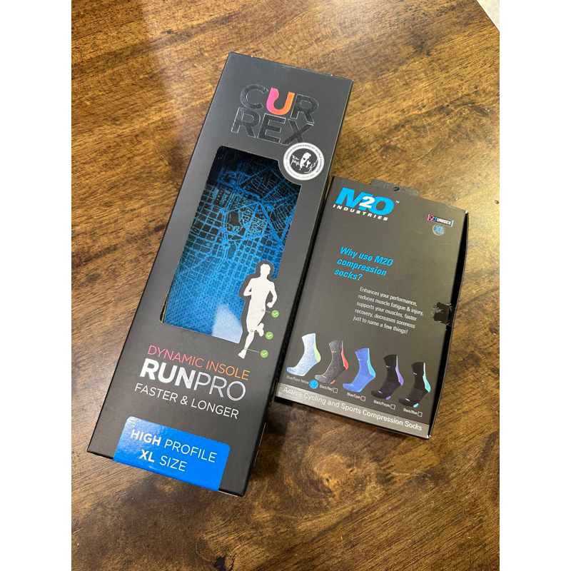 (แถมถุงเท้าM2O) แผ่นรองรองเท้าวิ่ง Currexsole Runpro สินค้าบริษัทแท้แน่นอน สินค้ามี 2 lot ลายอาจ ...