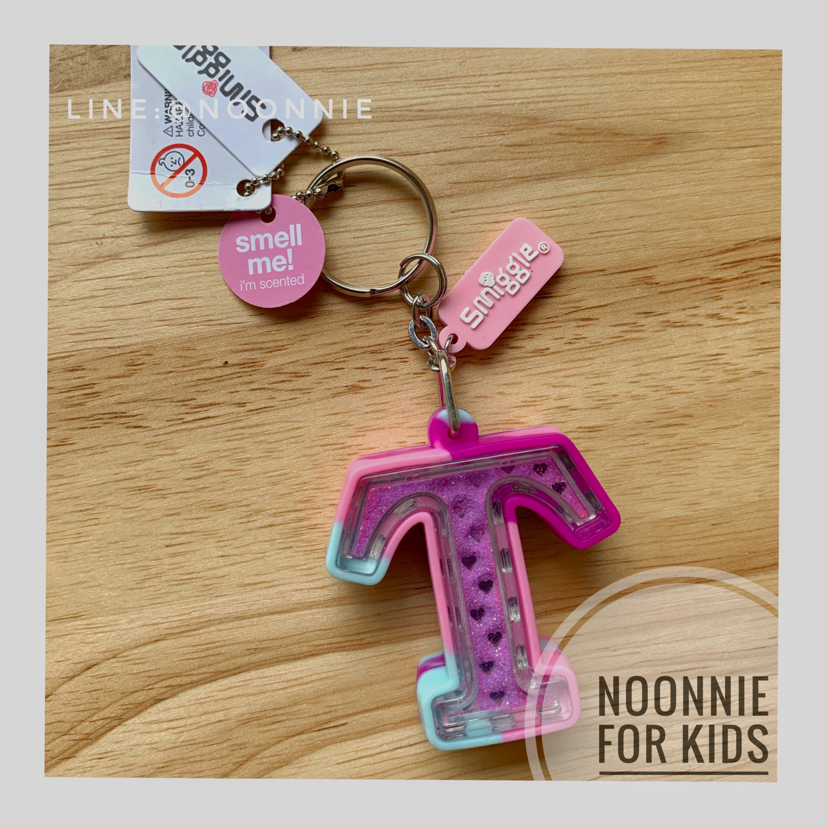 พวงกุญแจตัวอักษร Smiggle Scented Alphaber Keyrings ตัว L กลิ่นหอม หลาก ...