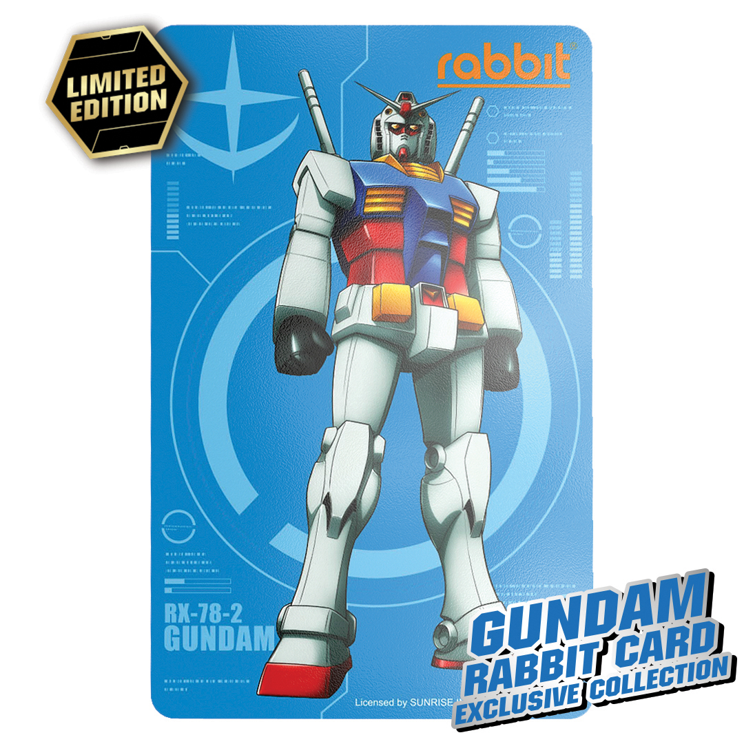 GUNDAM RABBIT CARD EXCLUSIVE COLLECTON ลาย RX-78-2 GUNDAM - shop.dexclub.com - ThaiPick