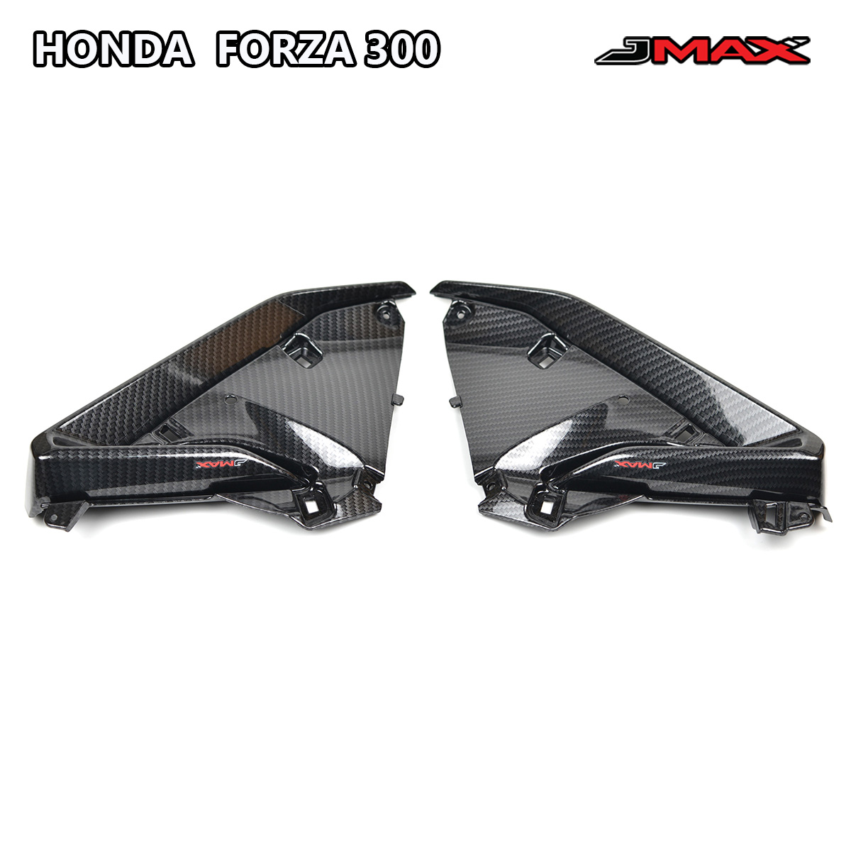 คิ้วฝาครอบข้าง LR Forza 300 JMAX ตรงรุ่น ลายฟิล์มคาร์บอน 6D - J-RIDER ...