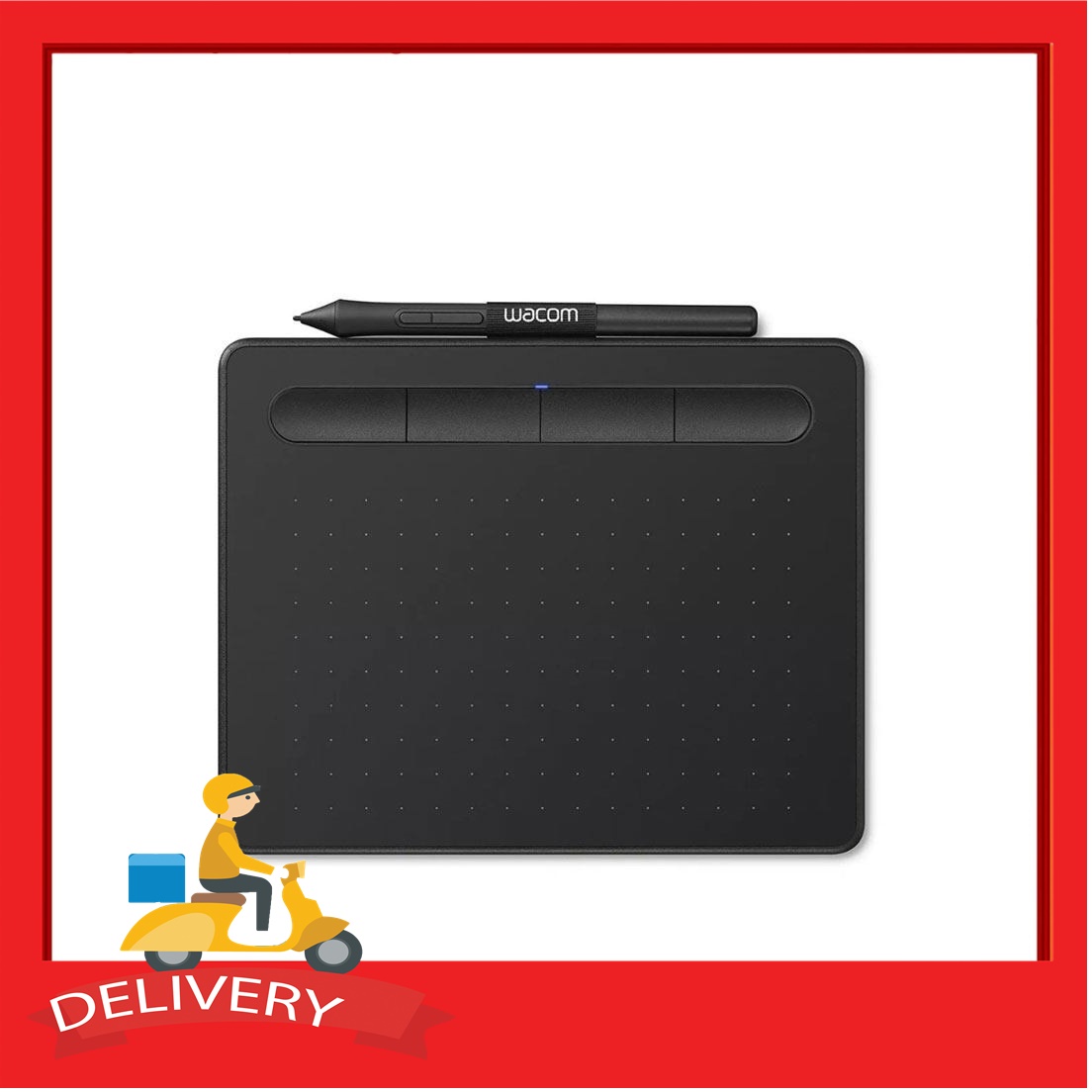 เมาส์ปากกา Wacom CTL-4100K0-CX Intuos Pen Small ไร้สายและไม่ใช้ ...