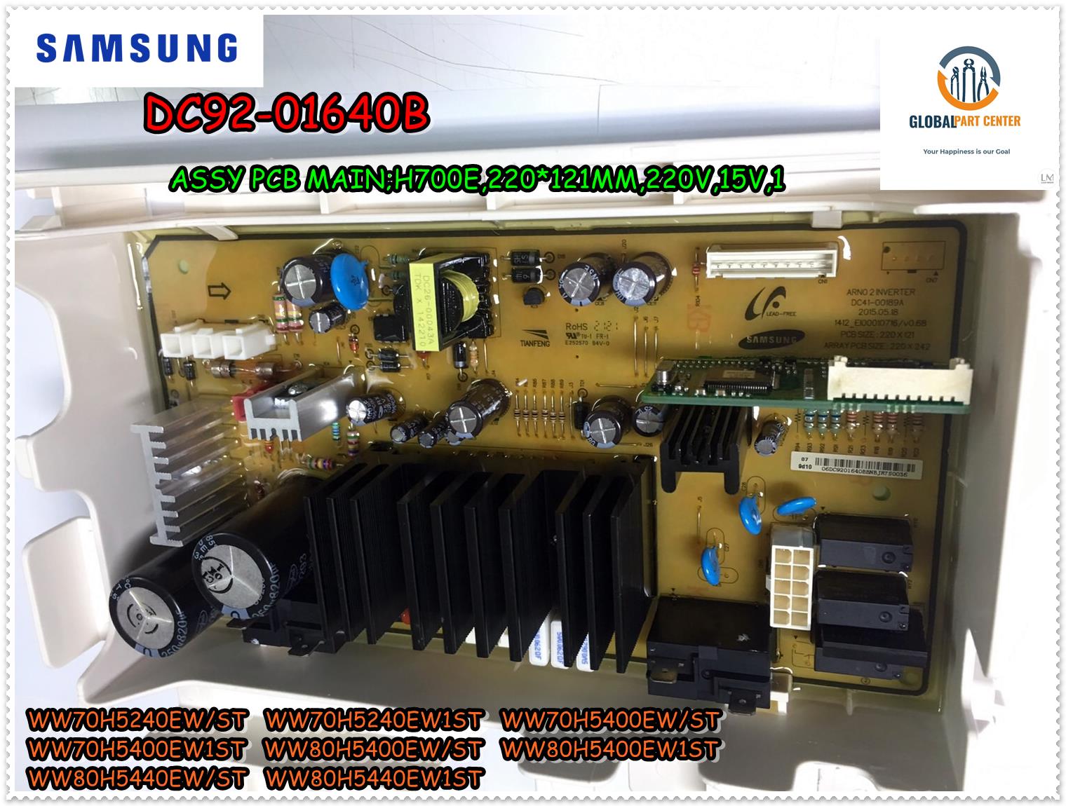 ขายอะไหล่ของแท้/เมนบอร์ดเครื่องซักผ้าซัมซุงฝาหน้าซัมซุง/SAMSUNG/DC92 ...