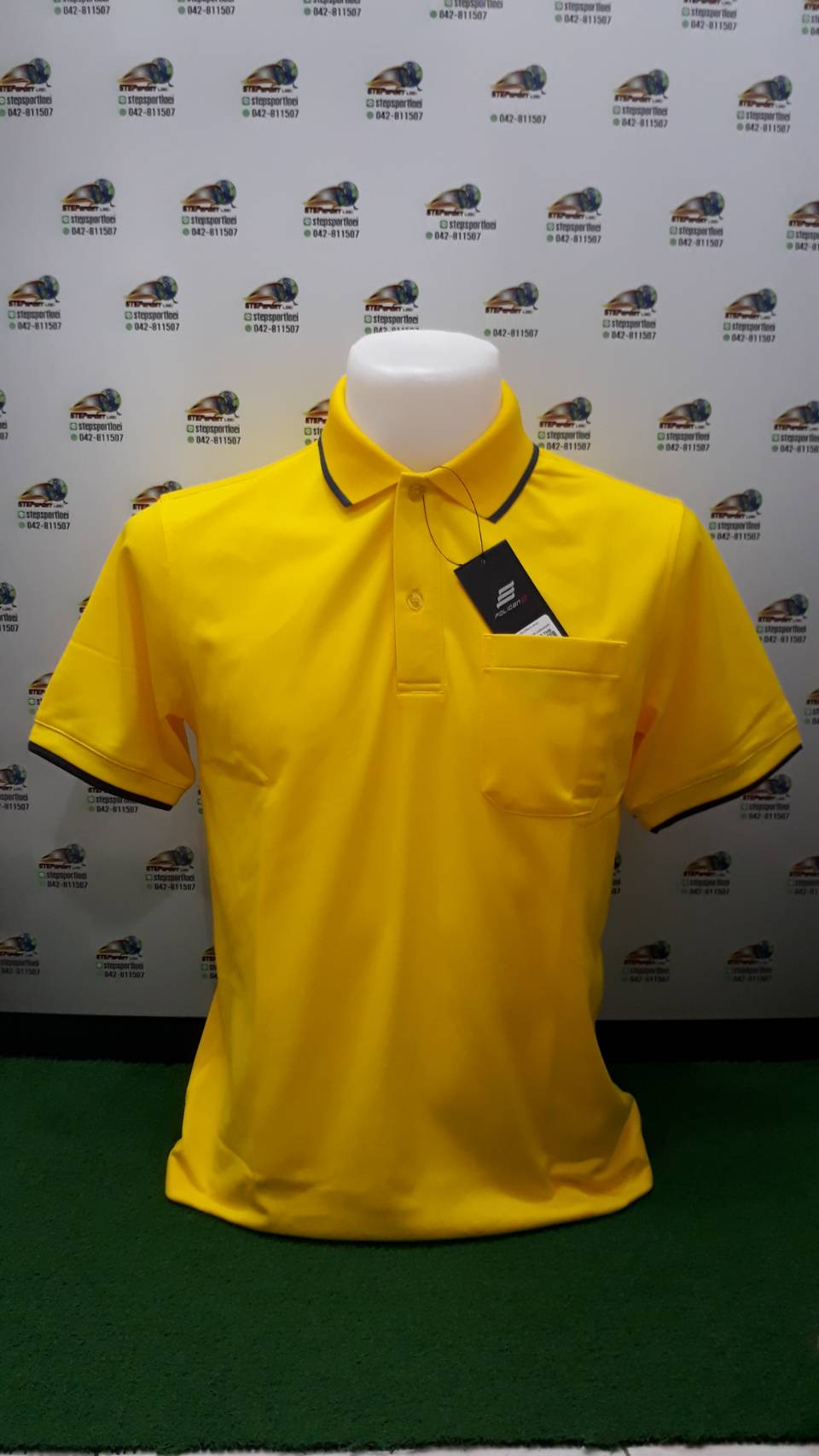 Poligan(โพลิแกน)เสื้อโปโลชาย PS003 ชุดสีที่ 2 มี 7 สี เลือดหมู แดง ชมพู ...