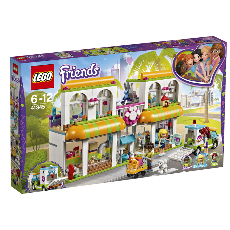 LEGO 41345 Friends Heart Lake City Pet Center small particles girls ...