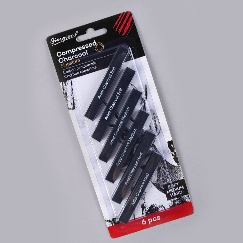 Rex TT Giorgione square sketch charcoal drawing stick 6pcs/set Charcoal ...