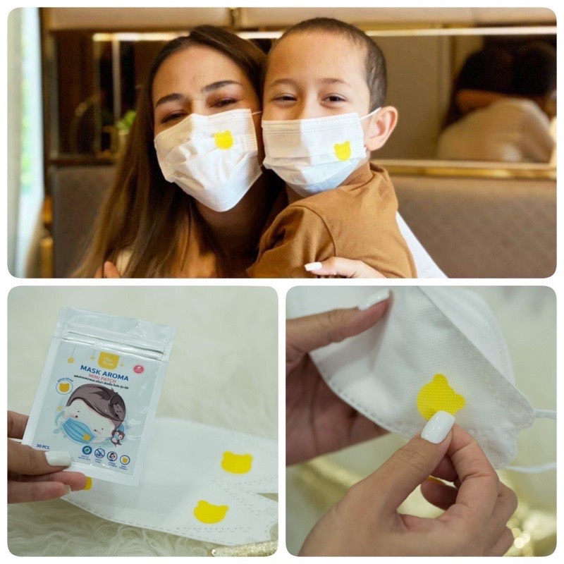 พร้อมส่ง แผ่นหอมติดแมส สติ๊กเกอร์ติดหน้ากากอนามัย ลิตเติ้ล ไรอัน Little ...
