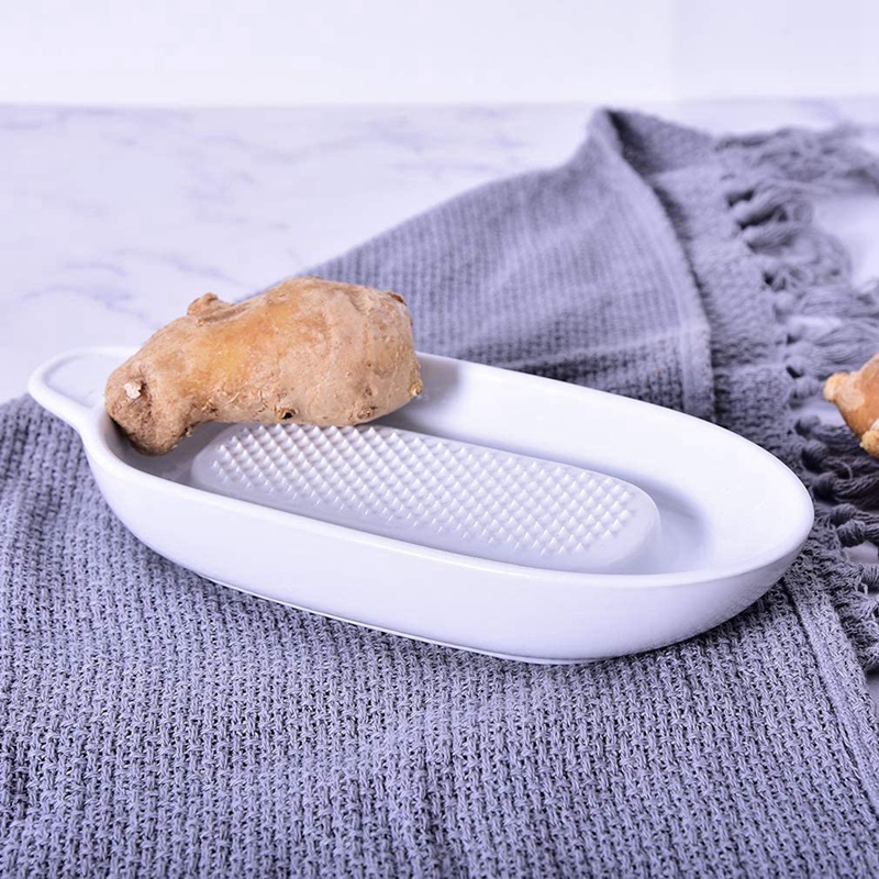 Porcelain Grater Plate for Ginger, Garlic and Onion for Kitchen, for ...