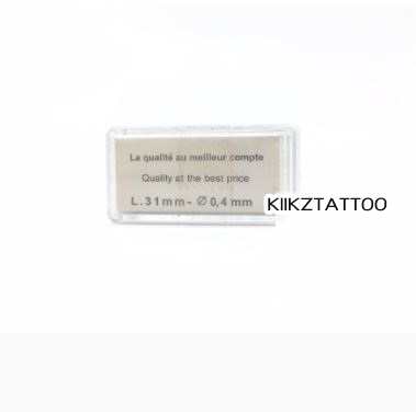 อุปกรณ์สัก สำหรับสักมือเบอร์ 0.40 (1000 ชิ้นต่อกล่อง) | Lazada.co.th