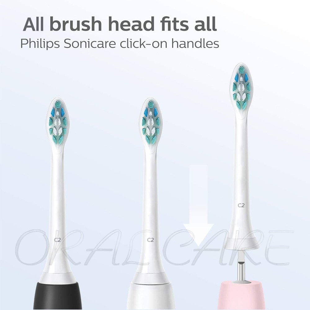 Replacement Brush Heads For Philips Sonicare C2 HX9023/HX9024 Electric ...