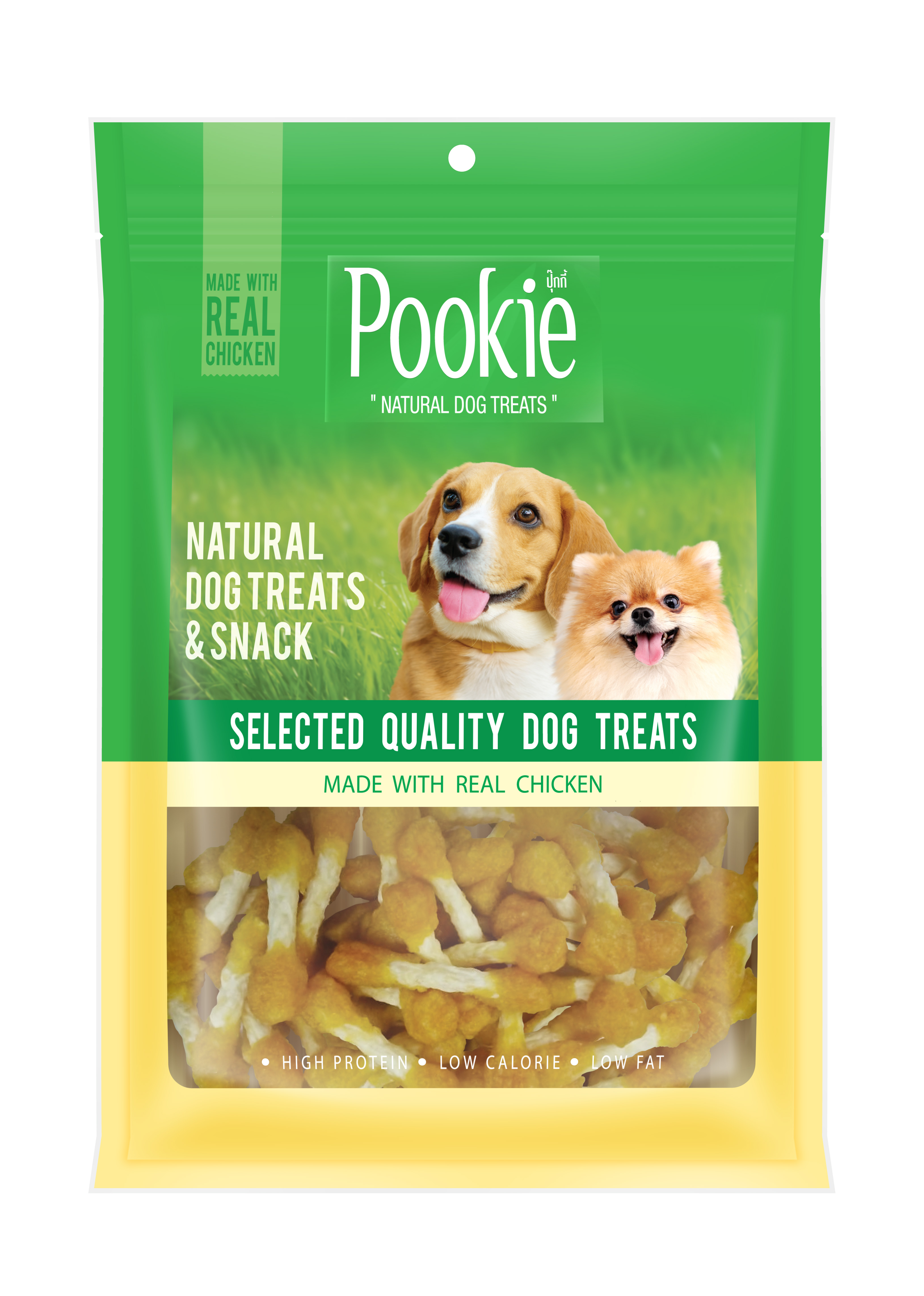 Pookie snack ไก่พันดัมเบล 350 กรัม | Lazada.co.th