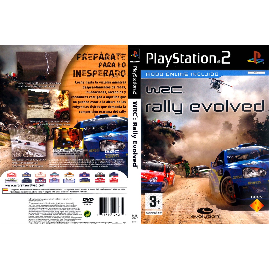 แผ่นเกมส์ PS2 WRC - Rally Evolved แผ่นไรท์ สกรีนแผ่น คุณภาพ ส่งไว | Lazada.co.th